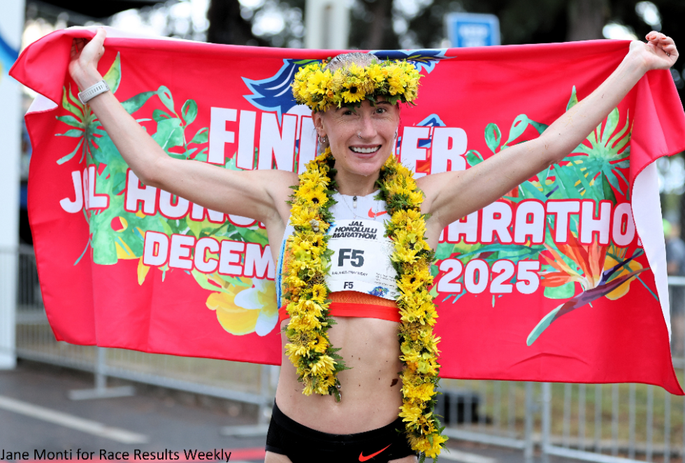 RRW: Hauger-Thackery, Weldlibanos Win Rainy Jal Honolulu Marathon ...